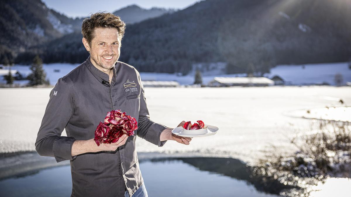 Rosa di Gorizia: Rosenkavalier Hannes Müller erklärt den exklusiven Wintersalat